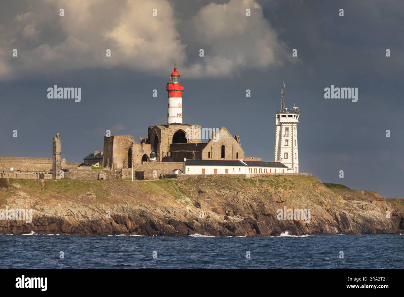 France, Finistere, Plougonvelin, Saint-Mathieu point, The Saint-Mathieu ...