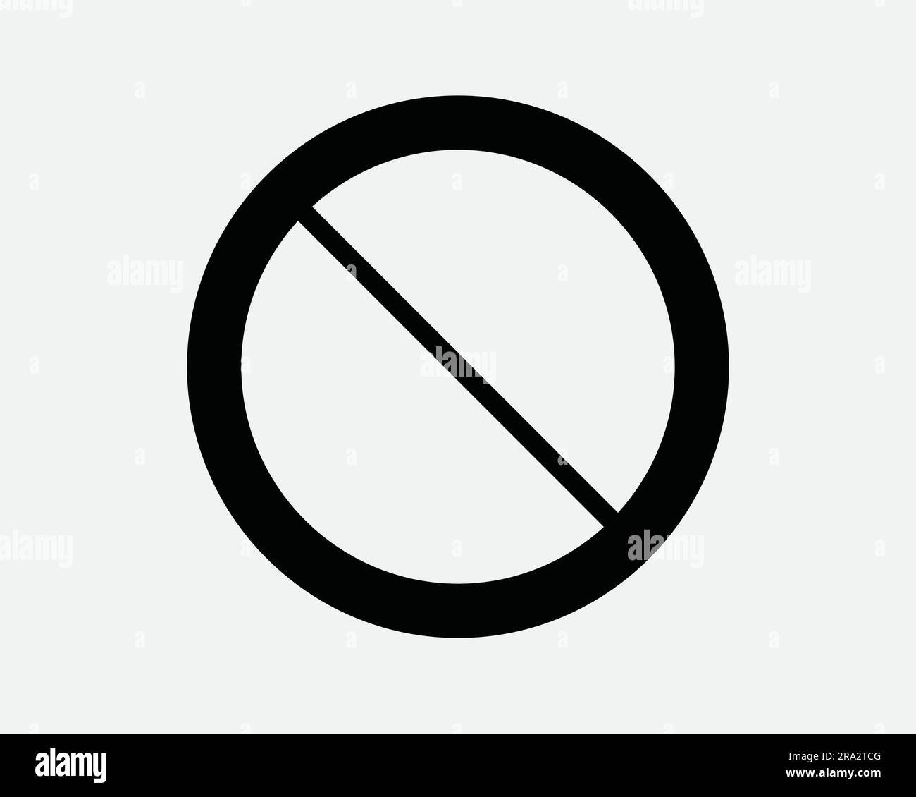 Access prohibited sign symbol Stock Vector Images - Alamy