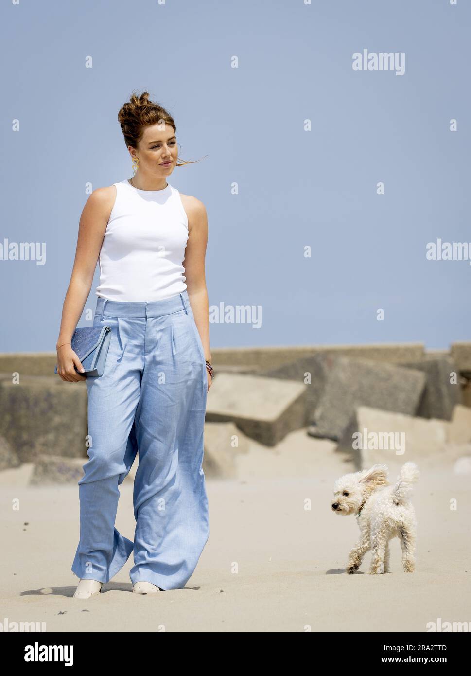 THE HAGUE - Princess Alexia and dog Mambo during the traditional photo ...