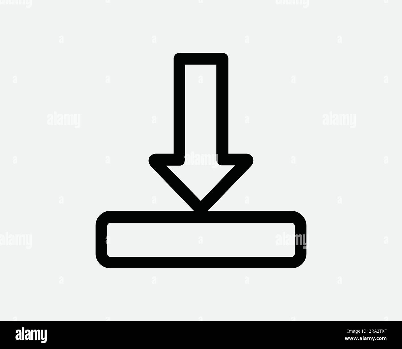 Download Icon. Down Arrow Server Connection Cloud Storage File Downward ...