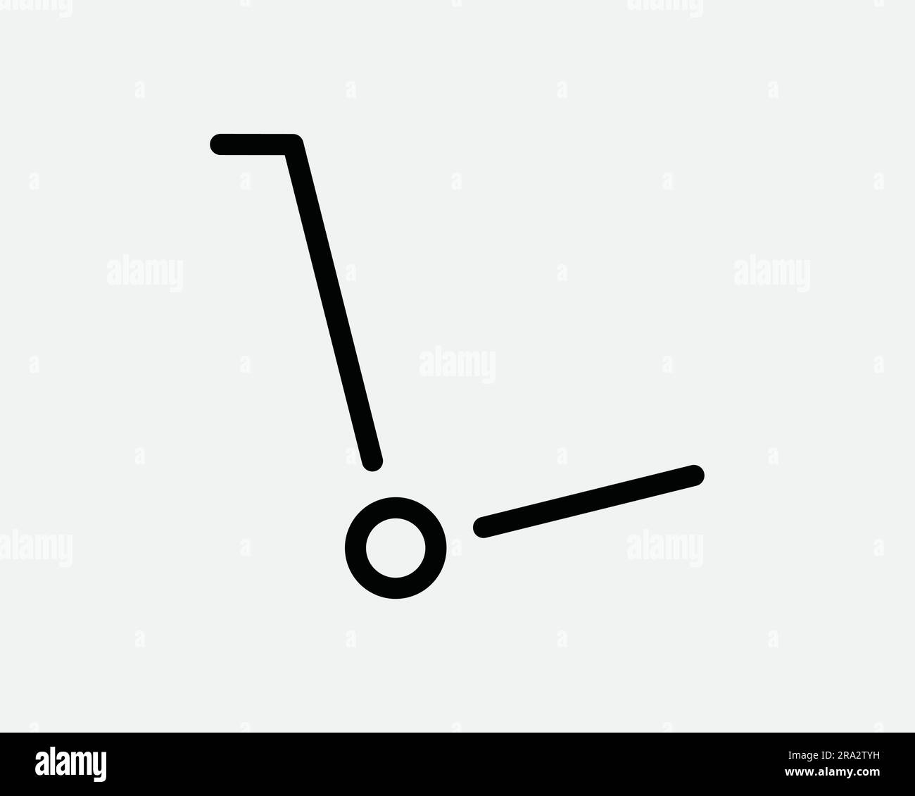 Hand truck trolley package Stock Vector Images - Alamy