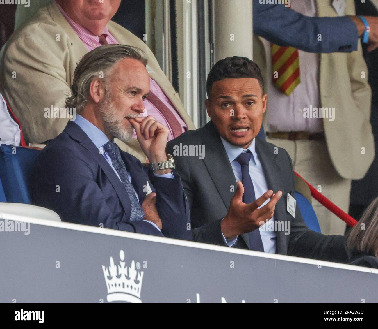 Jermaine Jenas and celebrity chef Marcus Wareing are in attendance ...