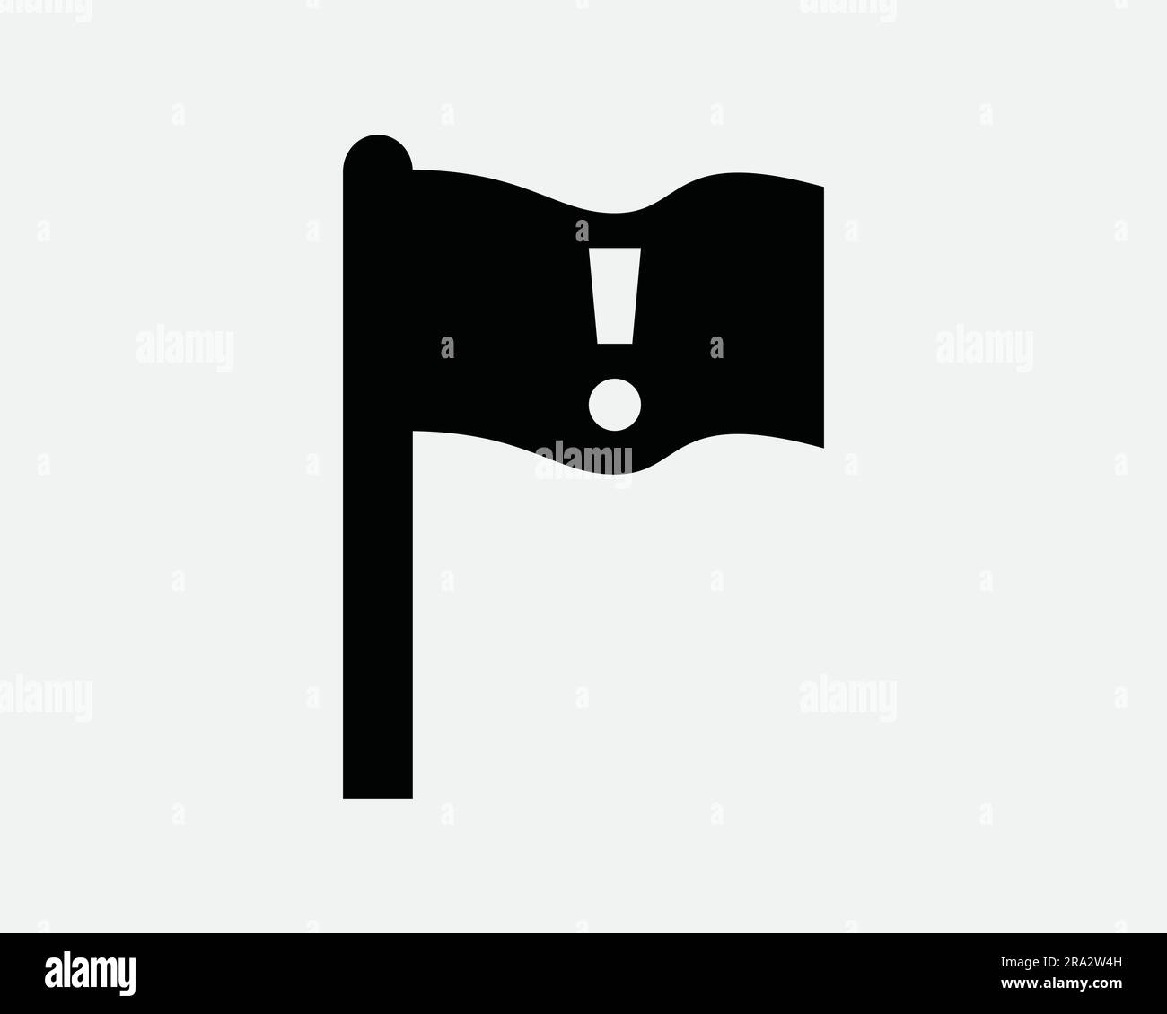 Alert Flag Icon. Danger Caution Warning Safety Banner Protection ... Alert Flag Icon. Danger Caution Warning Safety Banner Protection ...