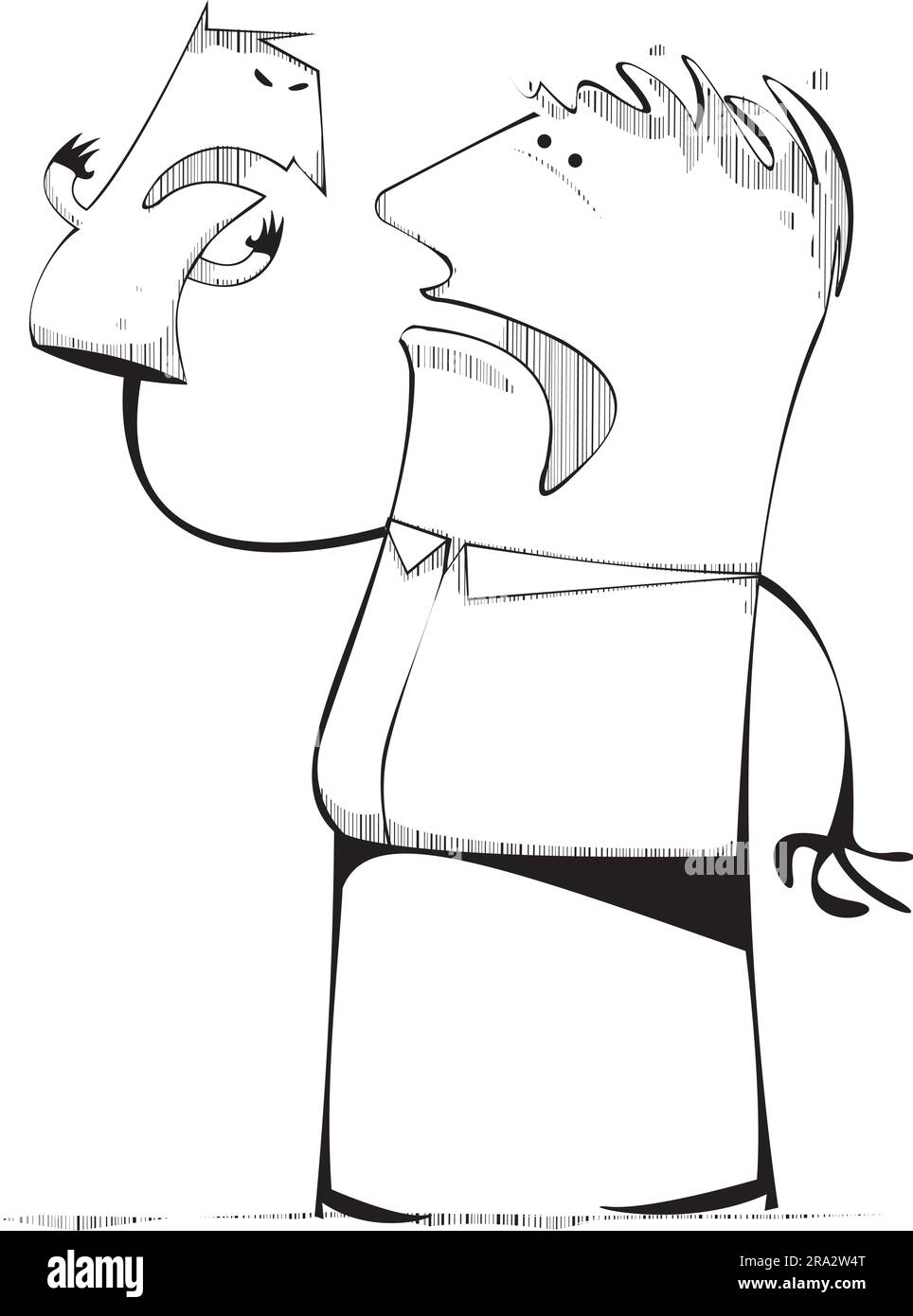 Ventriloquist dummy puppet Stock Vector Images - Alamy