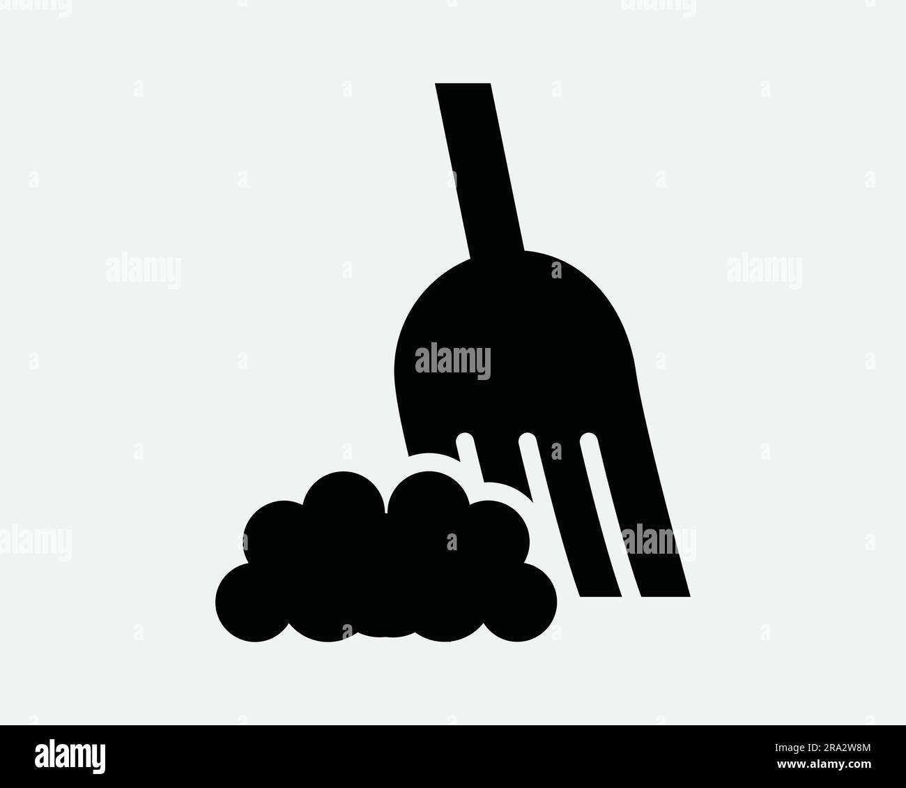 Sweeping Icon. Sweep Broom Clean Cleaner Sweeper Brush Dust Dirt ...