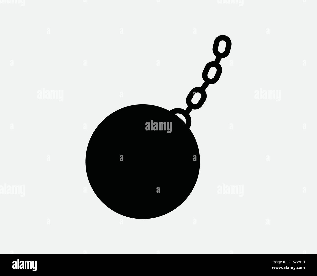 Crane wrecking ball icon Stock Vector Images - Alamy