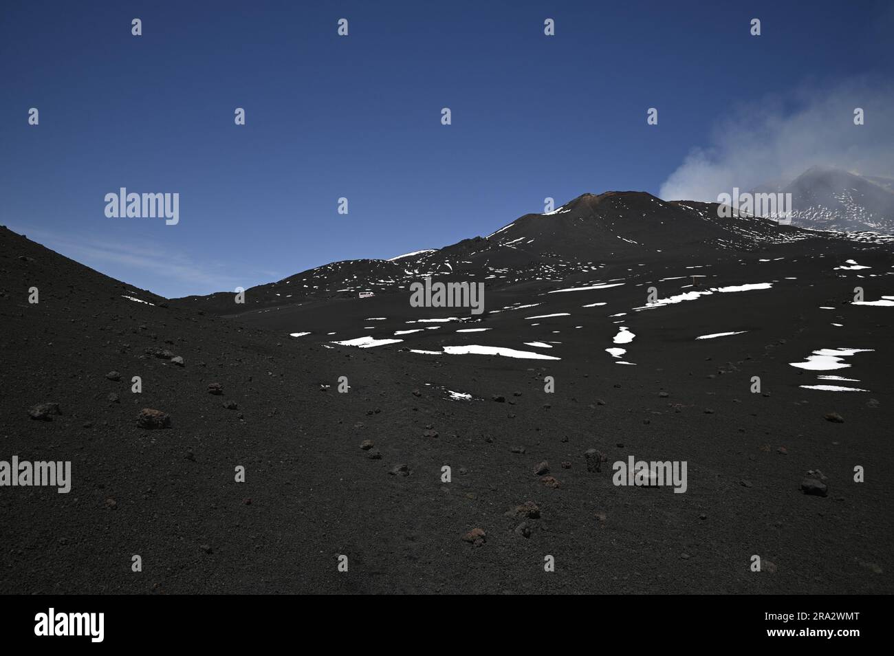 Natural volcanic landscape with scenic view of Torre Del Filosofo on ...