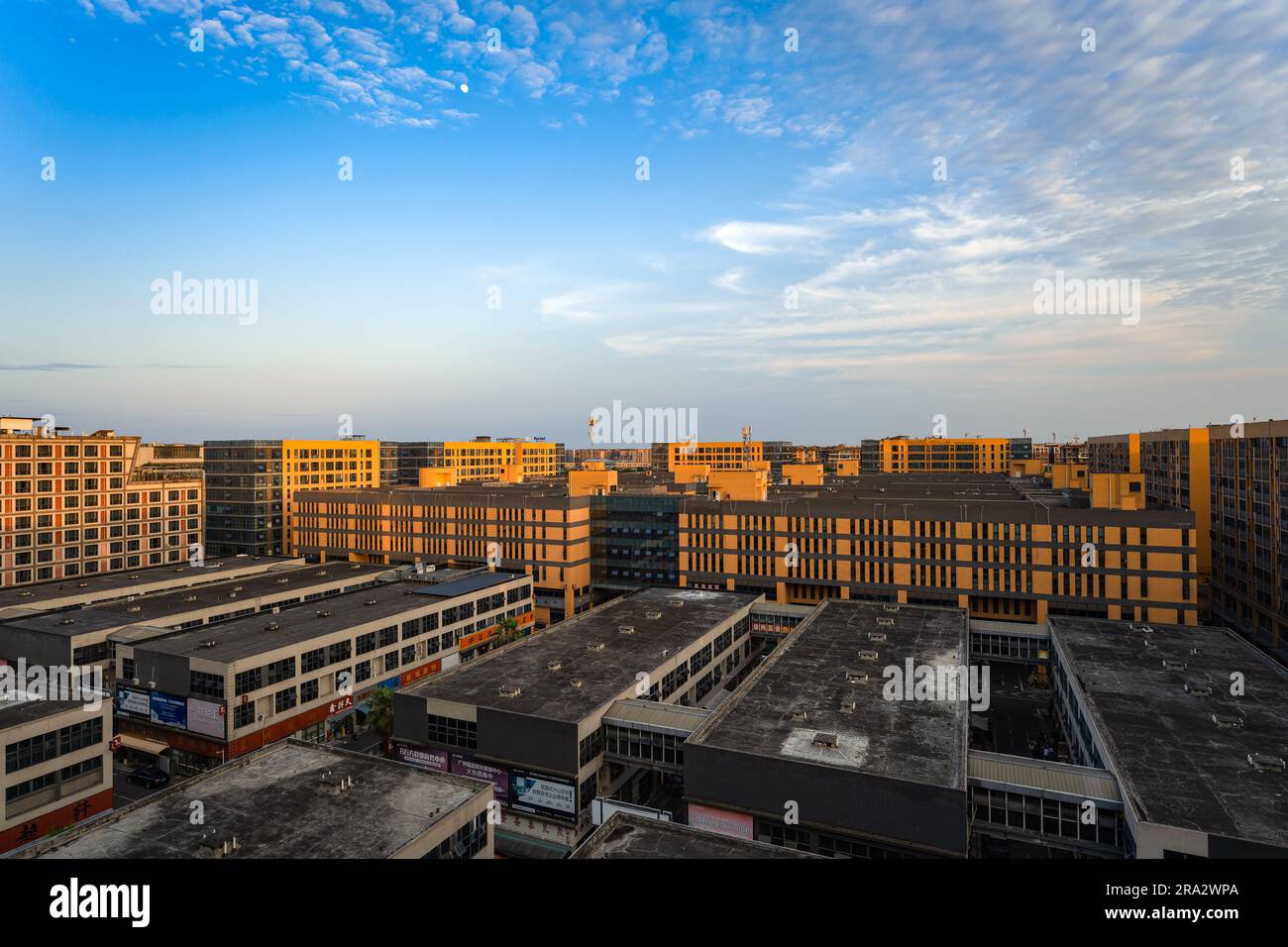 The city of Chengdu under the dusk Stock Photo - Alamy
