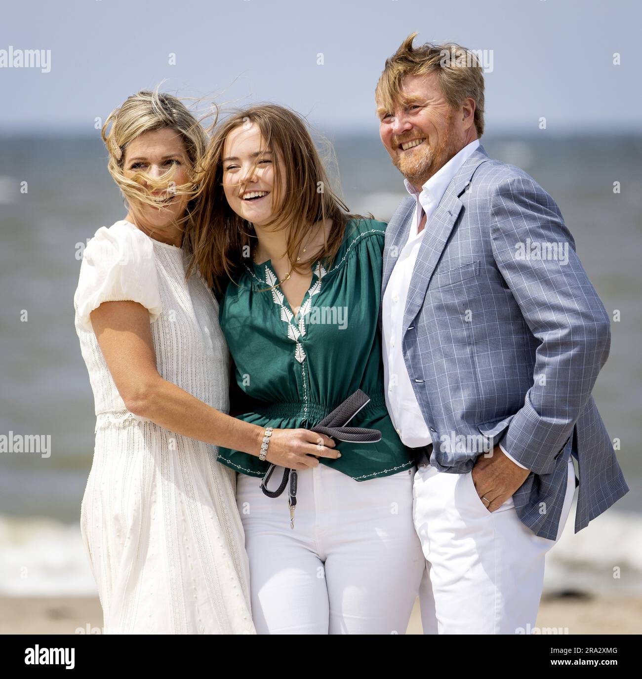 THE HAGUE - Queen Maxima, Princess Ariane and King Willem-Alexander on ...