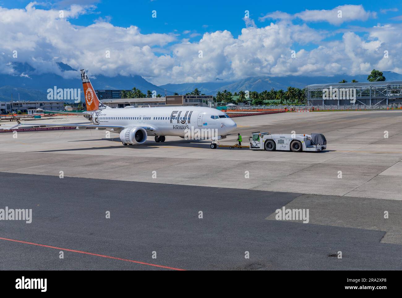 Port Vila, Vanuatu: 01 June 2023: Bauerfield International Airport, Port Vila, Efate Island ...