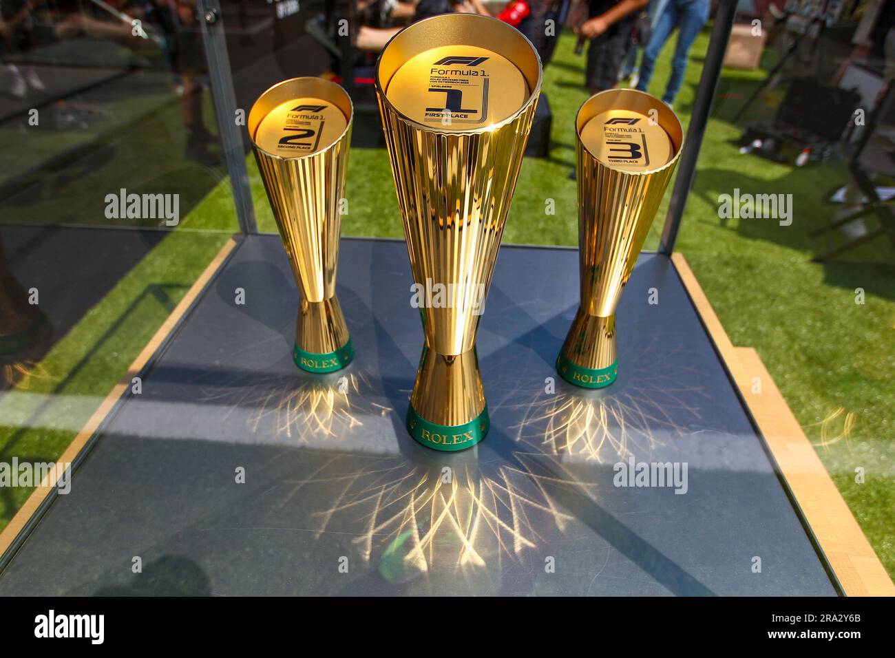 Formula 1 world championship trophy hi-res stock photography and images ...