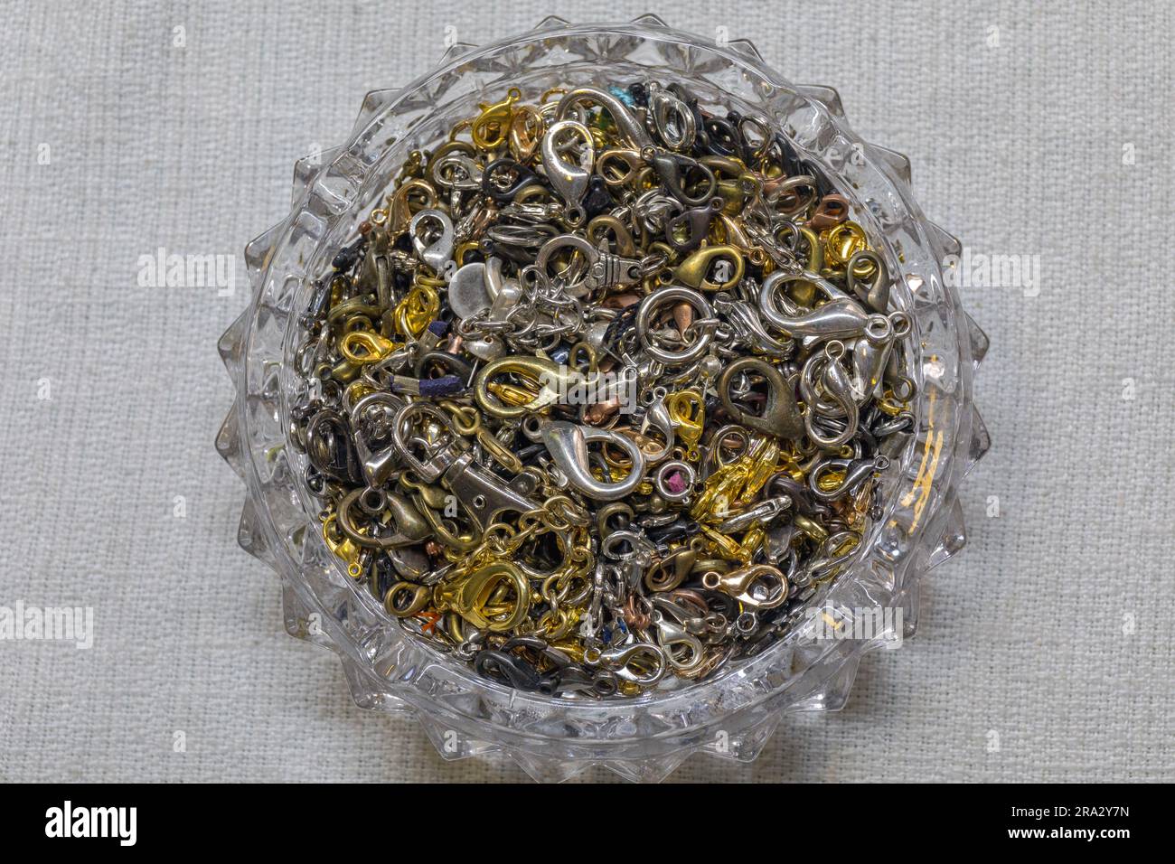 Jewellery Clasps Fasteners End Parts for Necklaces and Bracelets Stock ...