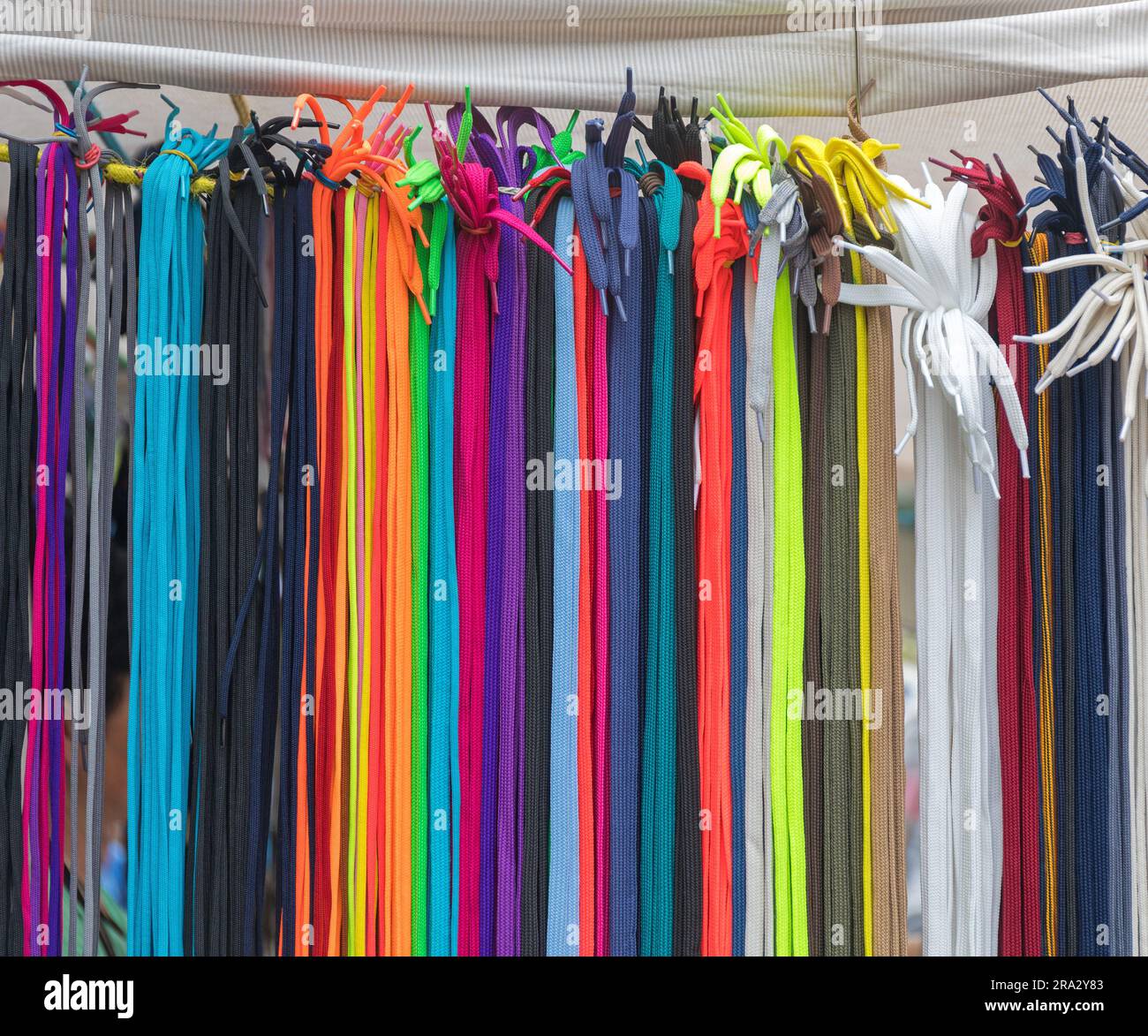 Hanging by shoe laces hi-res stock photography and images - Alamy