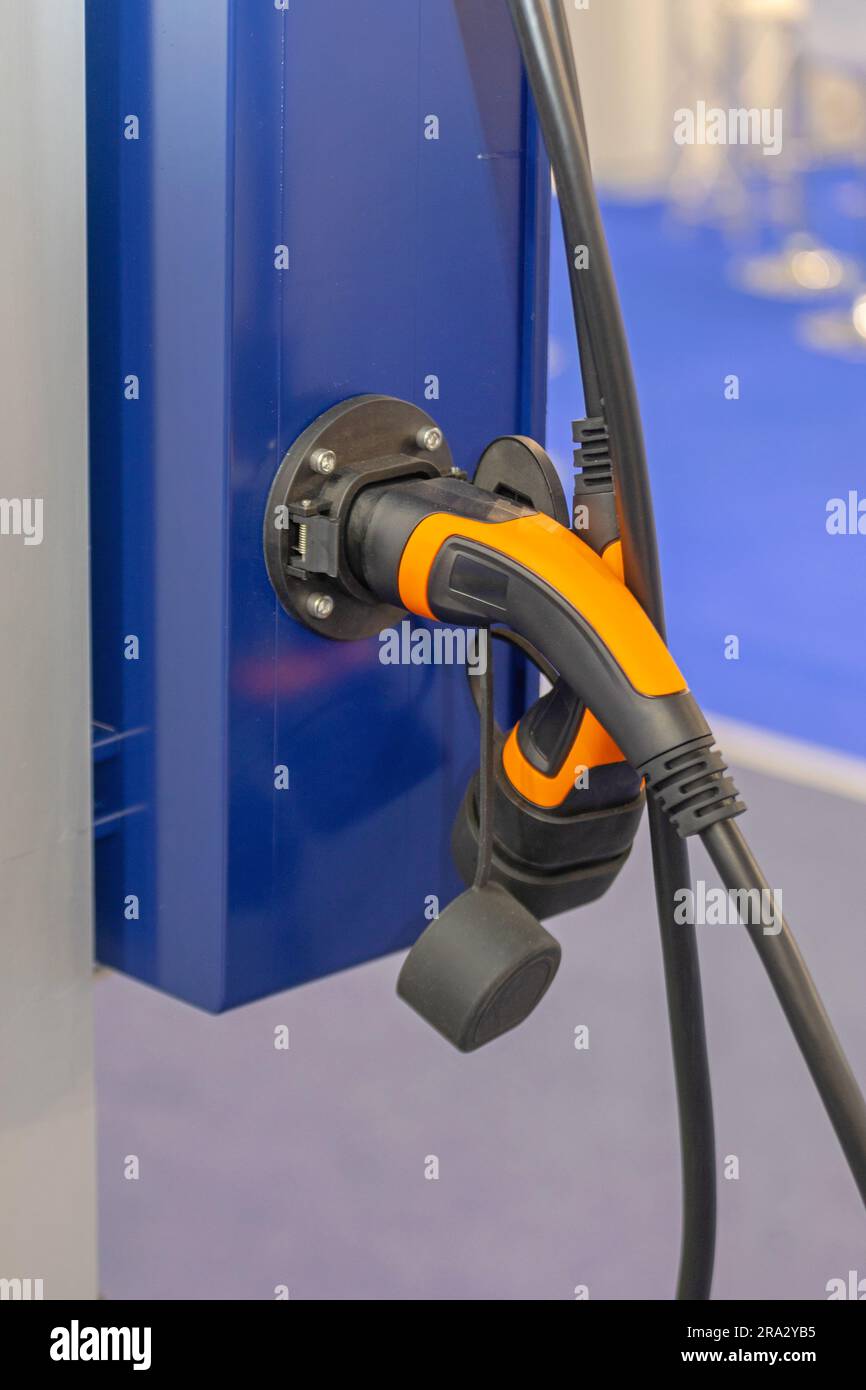 Electric Vehicle Plug Fast Charging Power Equipment Stock Photo - Alamy