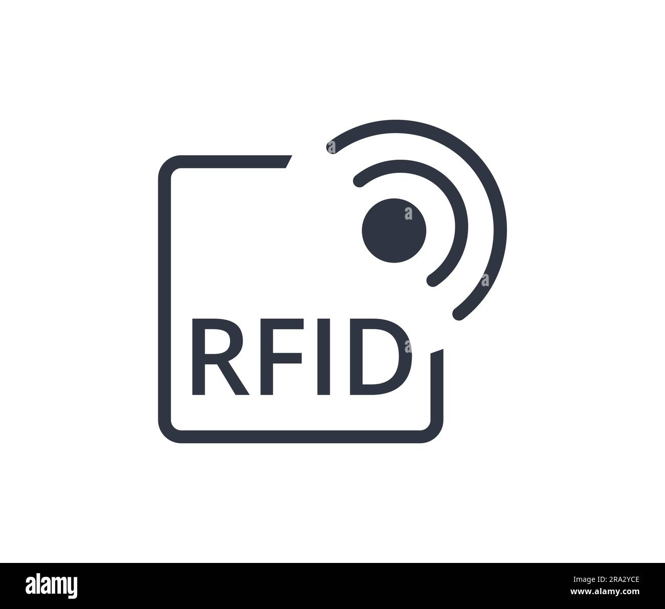 Isolated RFID tag, general symbol. Vector Illustration Stock Vector Image & Art - Alamy