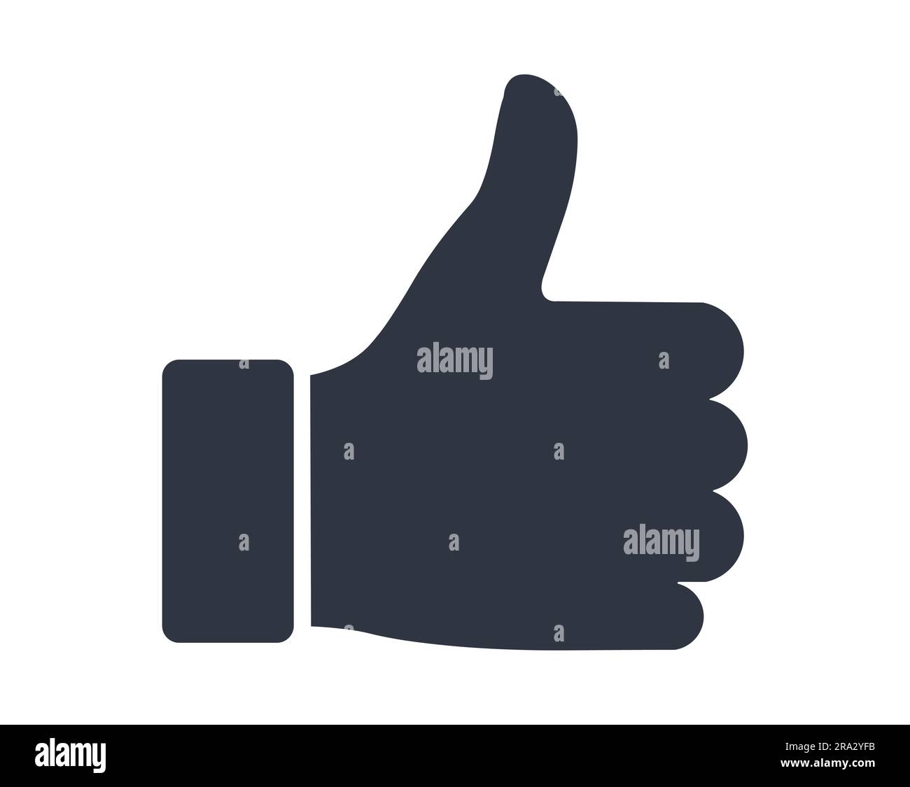 Thumbs Up Symbol. Concept of social media Stock Vector Image & Art - Alamy