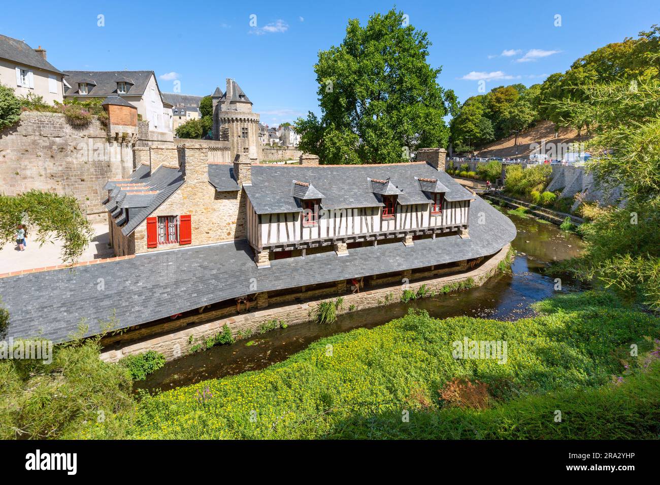 The old wash house of the city of Vannes Stock Photo - Alamy