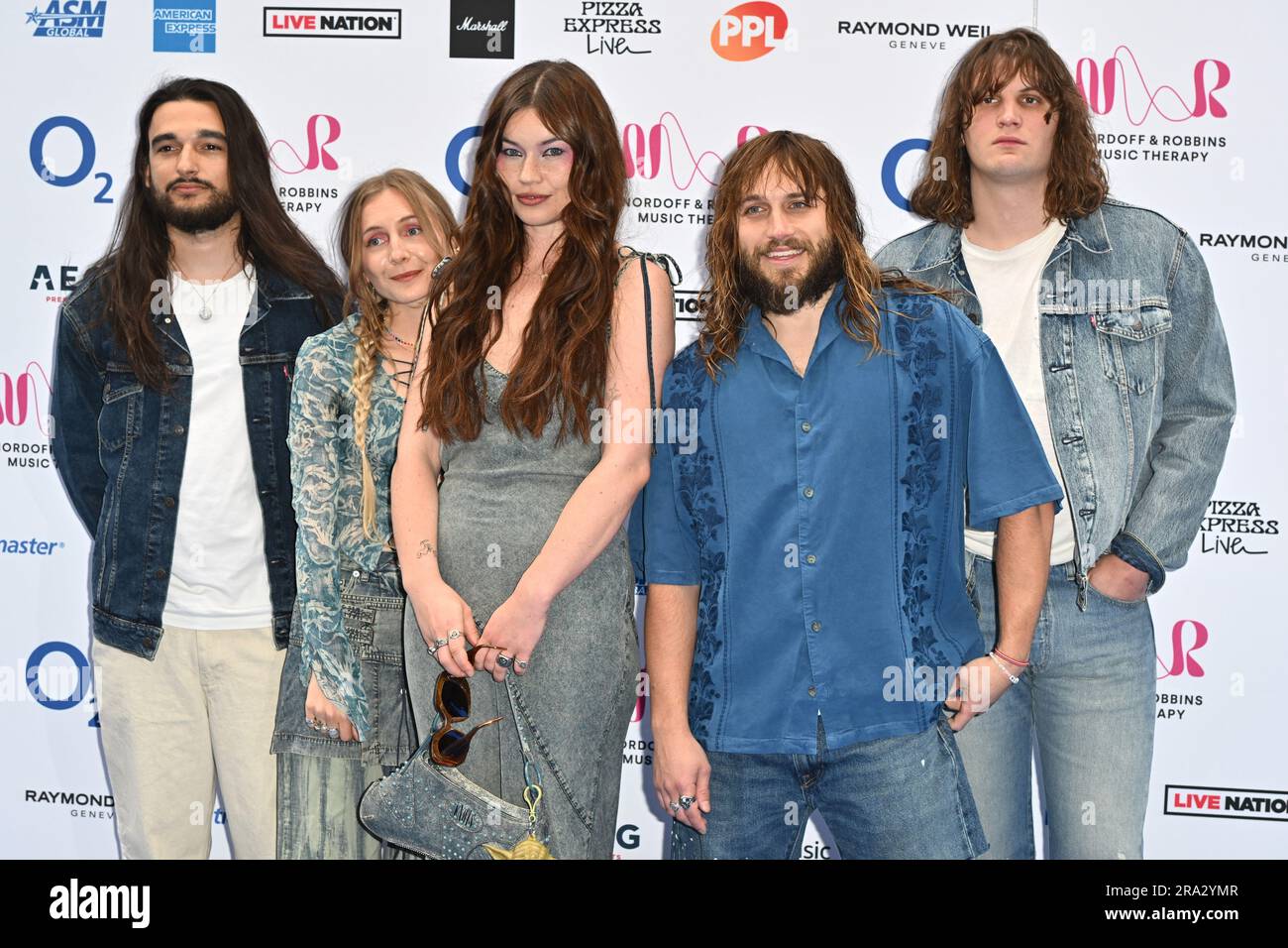 London, UK. 30 June 2023. Wet Leg attending the Nordoff Robbins O2 ...