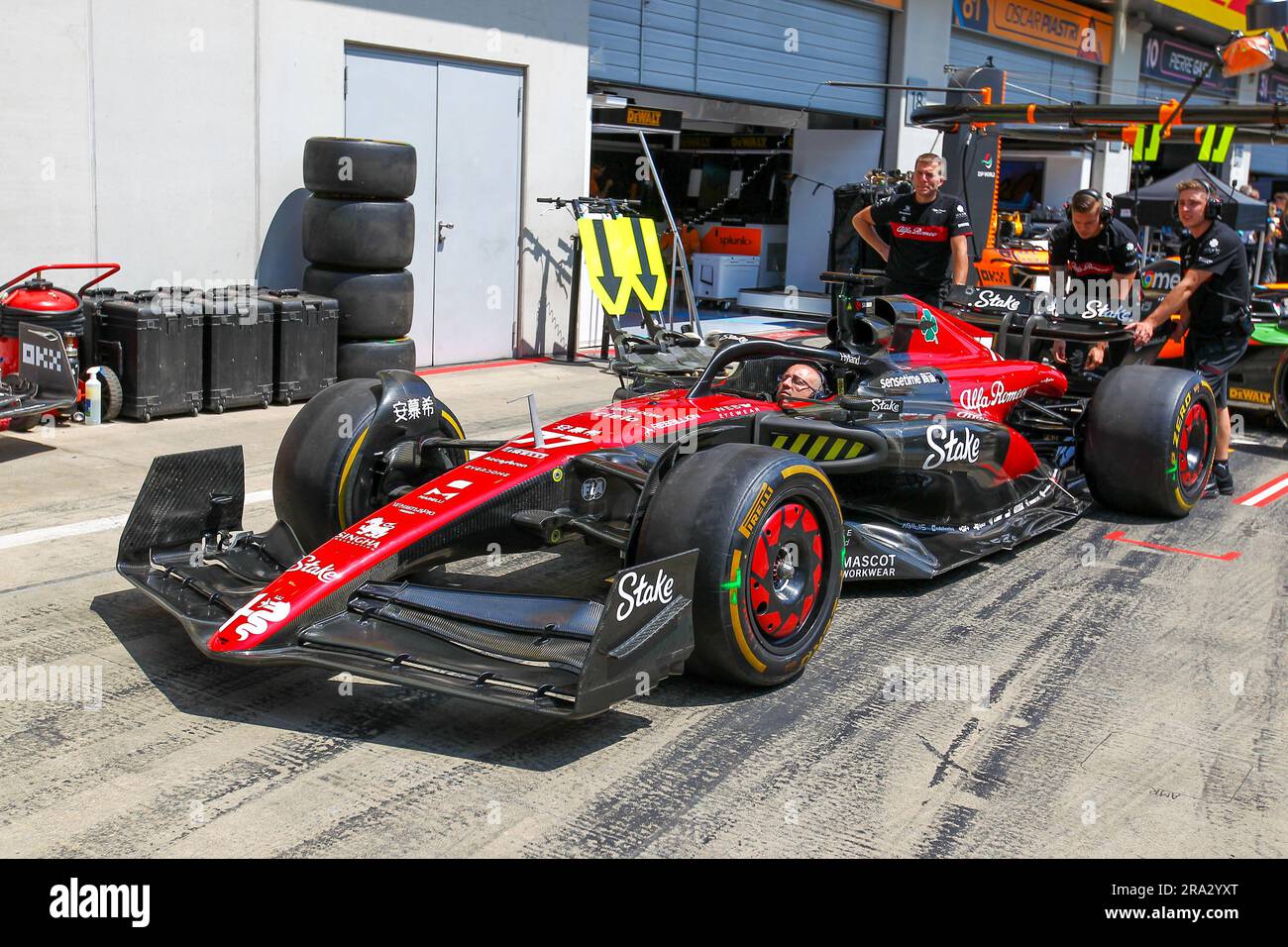 Red Bull Ring Circuit, Spielberg, Austria, June 30, 2023, Alfa Romeo F1 ...