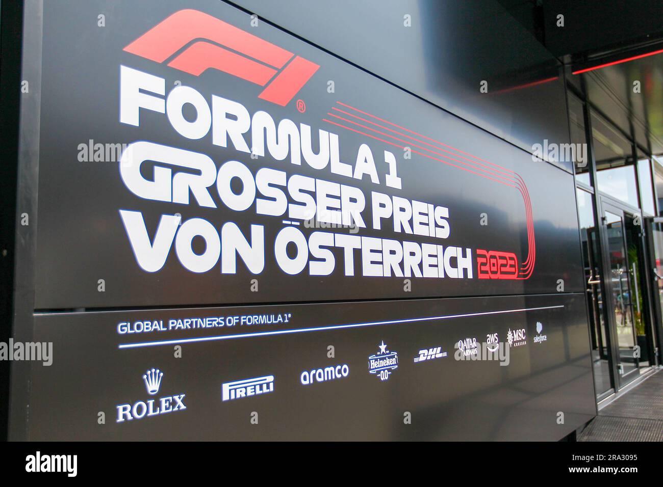 f1 logo event in paddock during FORMULA 1 ROLEX GROSSER PREIS VON OSTERREICH 2023 - Jun29 to ...
