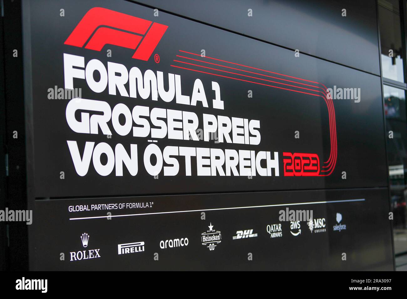 f1 logo event in paddock during FORMULA 1 ROLEX GROSSER PREIS VON ...