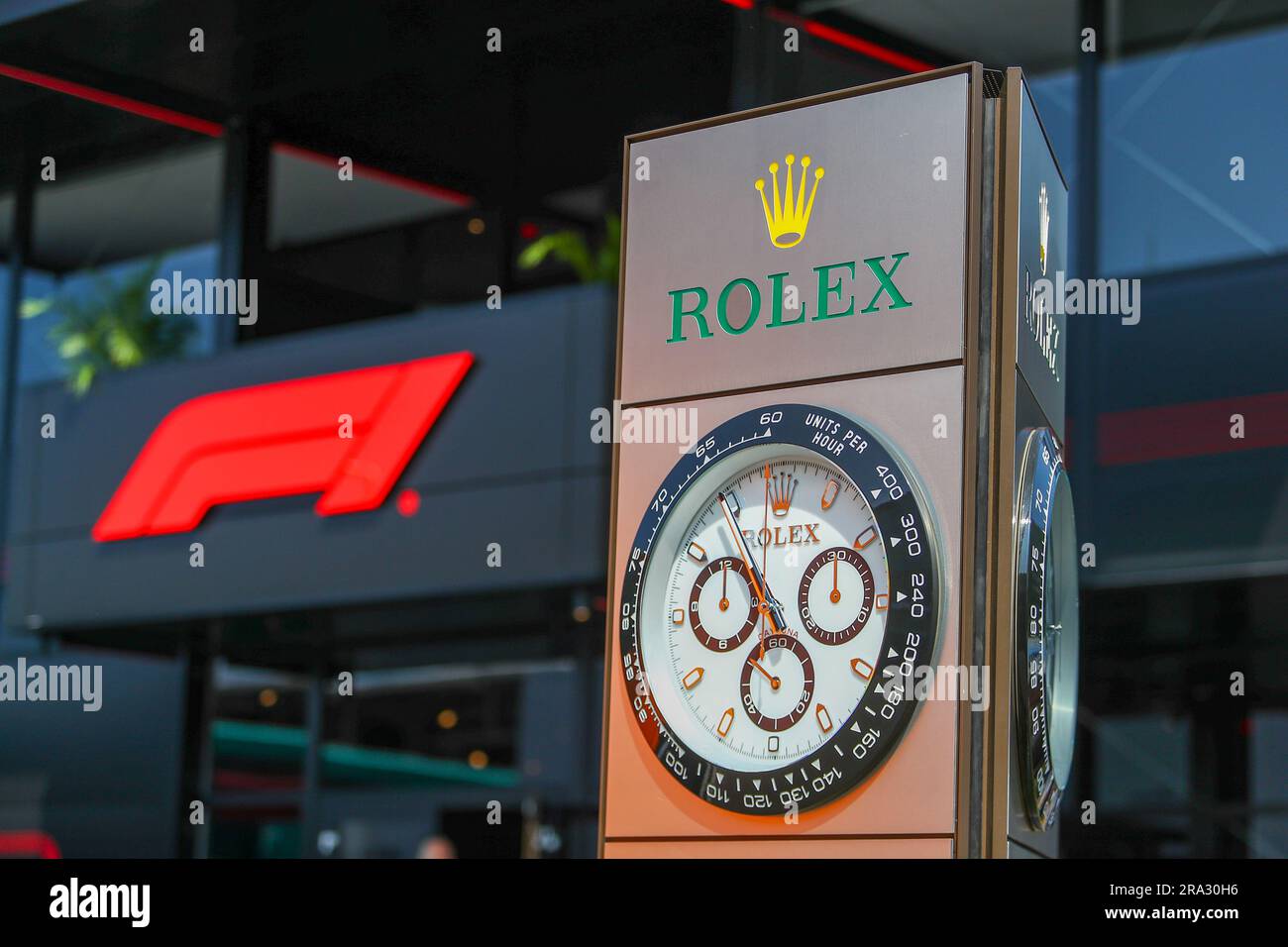 Rolex logo in Paddock during FORMULA 1 ROLEX GROSSER PREIS VON ...