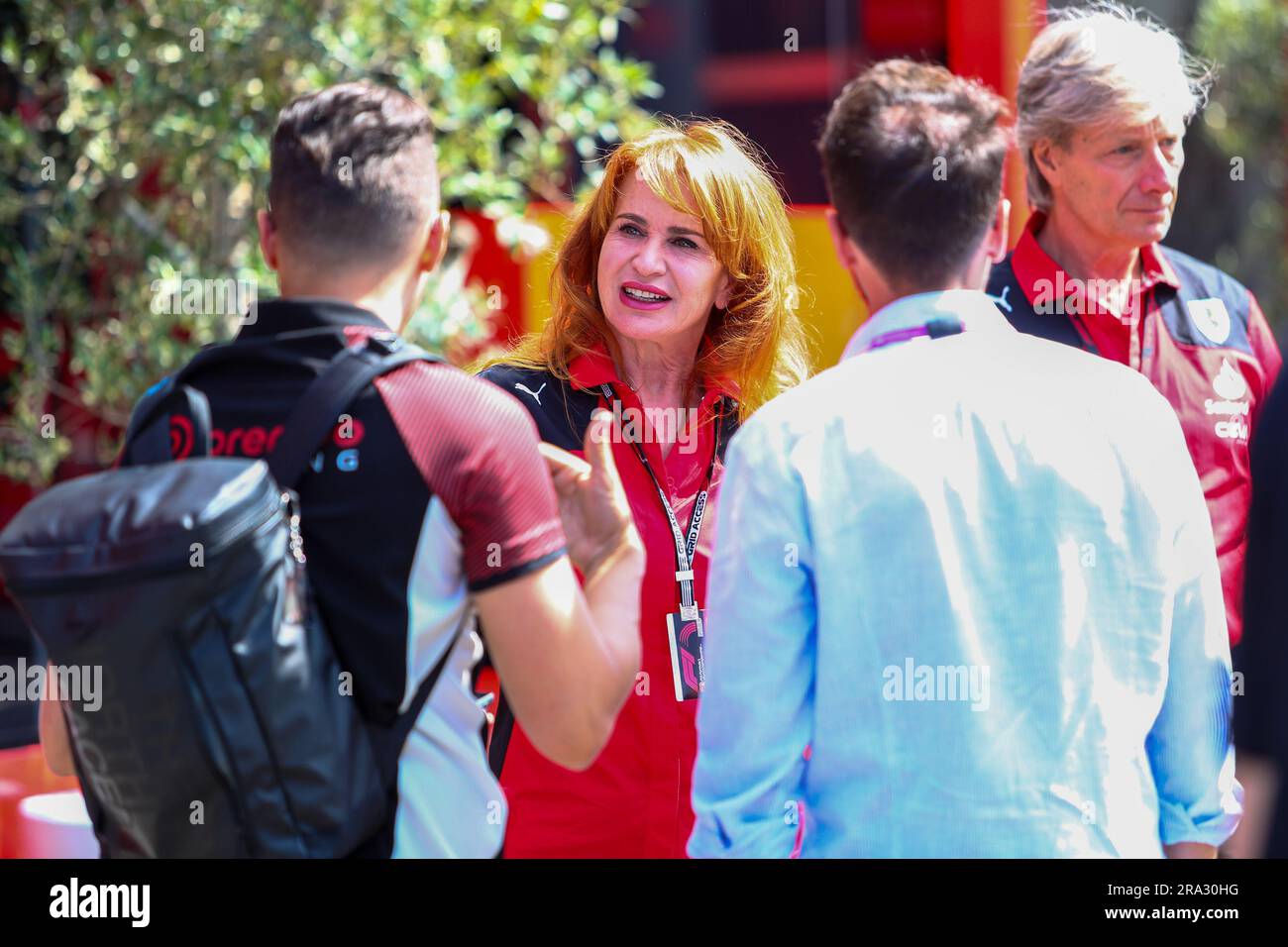 Silvia Hoffer Frangipane (ITA) Ferrari Press during FORMULA 1 ROLEX ...