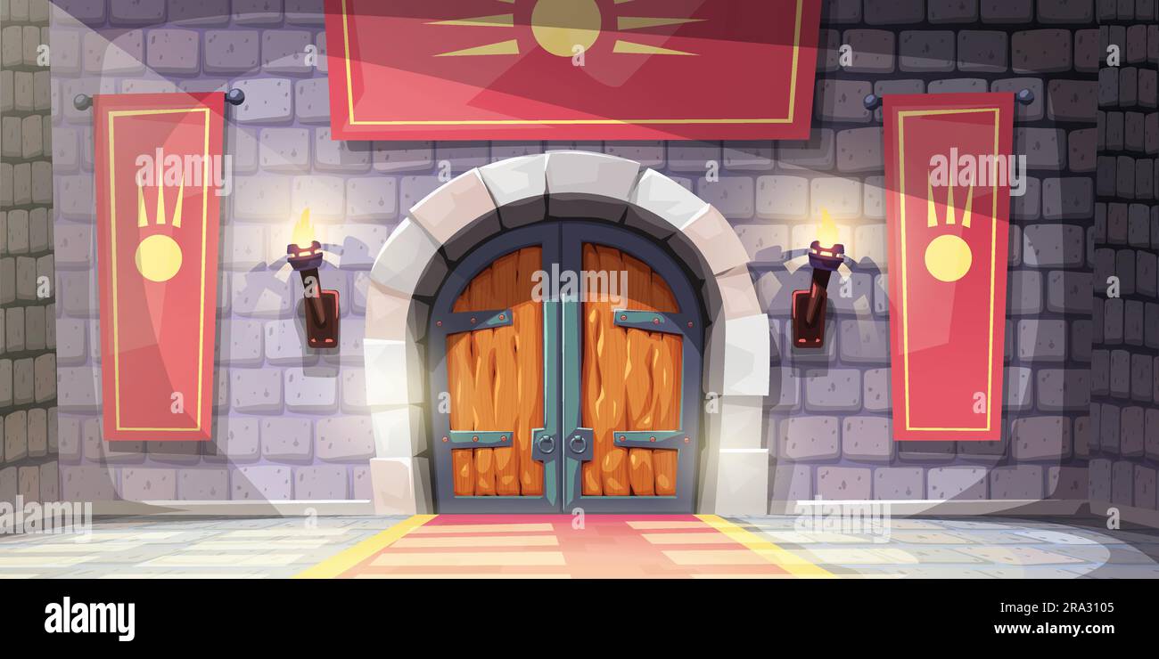 Medieval castle stone floor Stock Vector Images - Alamy