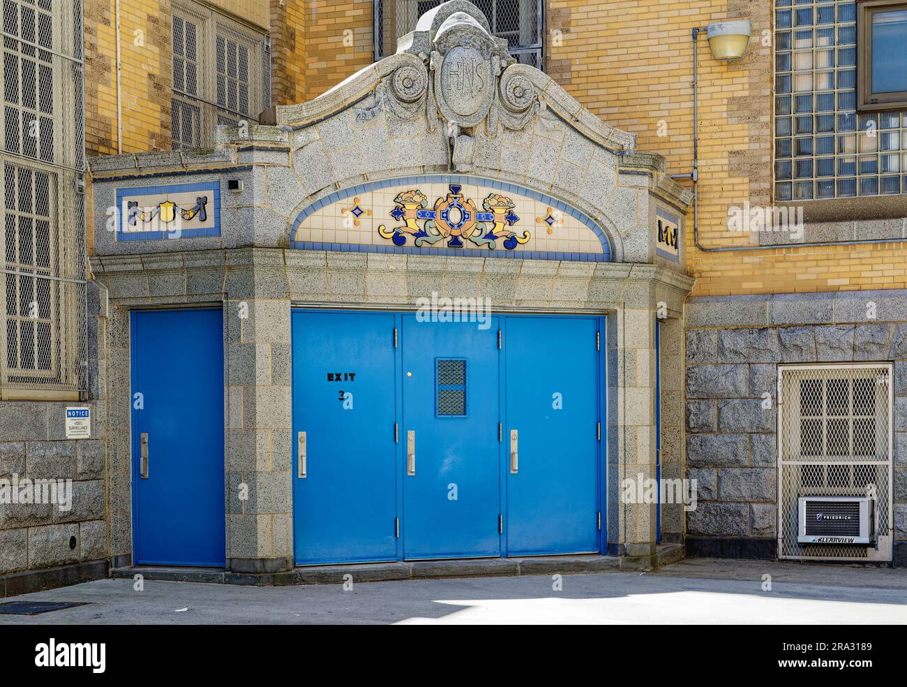 Newtown High School in Queens, NY, was built in stages: Flemish Revival ...