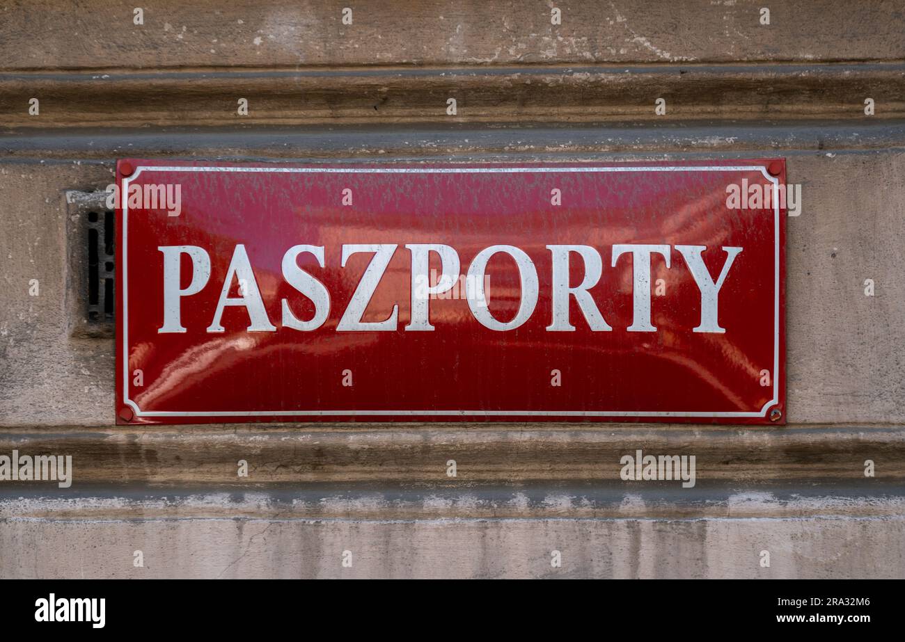 Paszport hi-res stock photography and images - Alamy