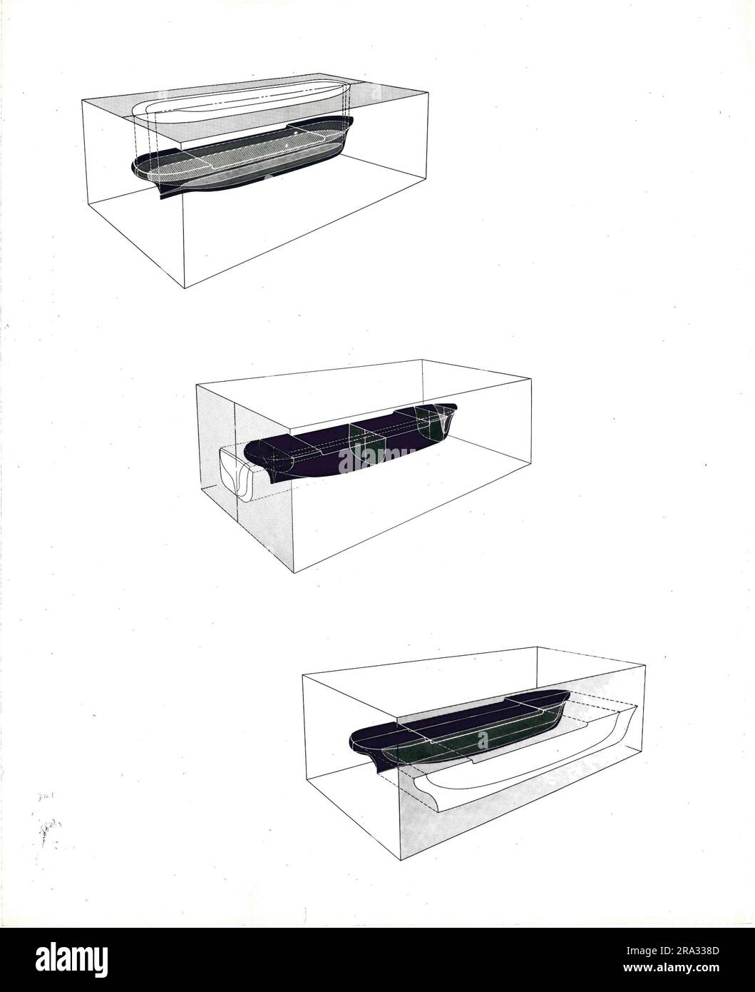Photograph of Poster from Damage Control Manual Ship Isometric View ...
