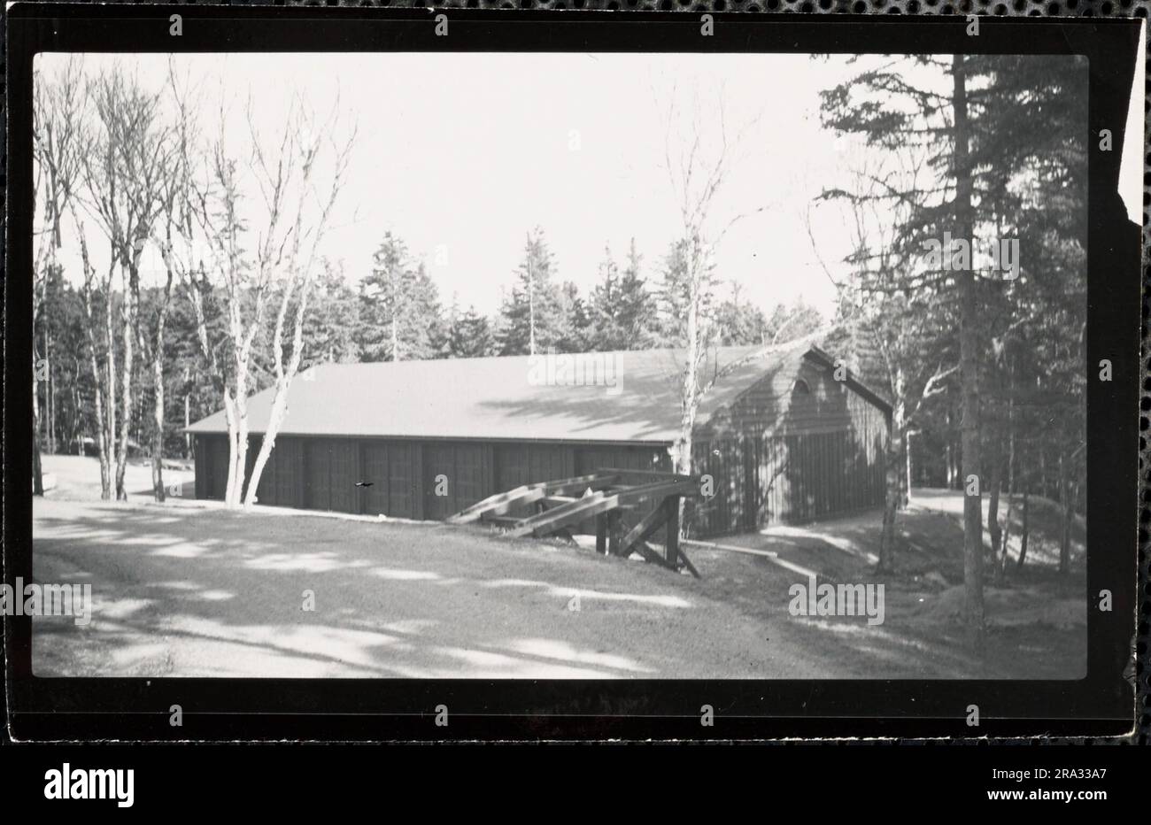 Building, Naval Security Group Activity, Winter Harbor, Maine. 1939 ...
