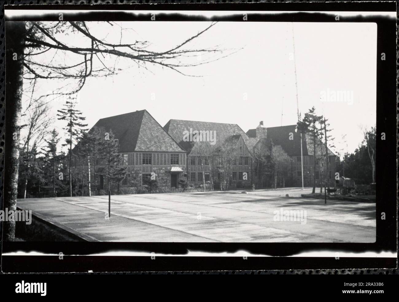 Rockefeller Building, Naval Security Group Activity, Winter Harbor ...