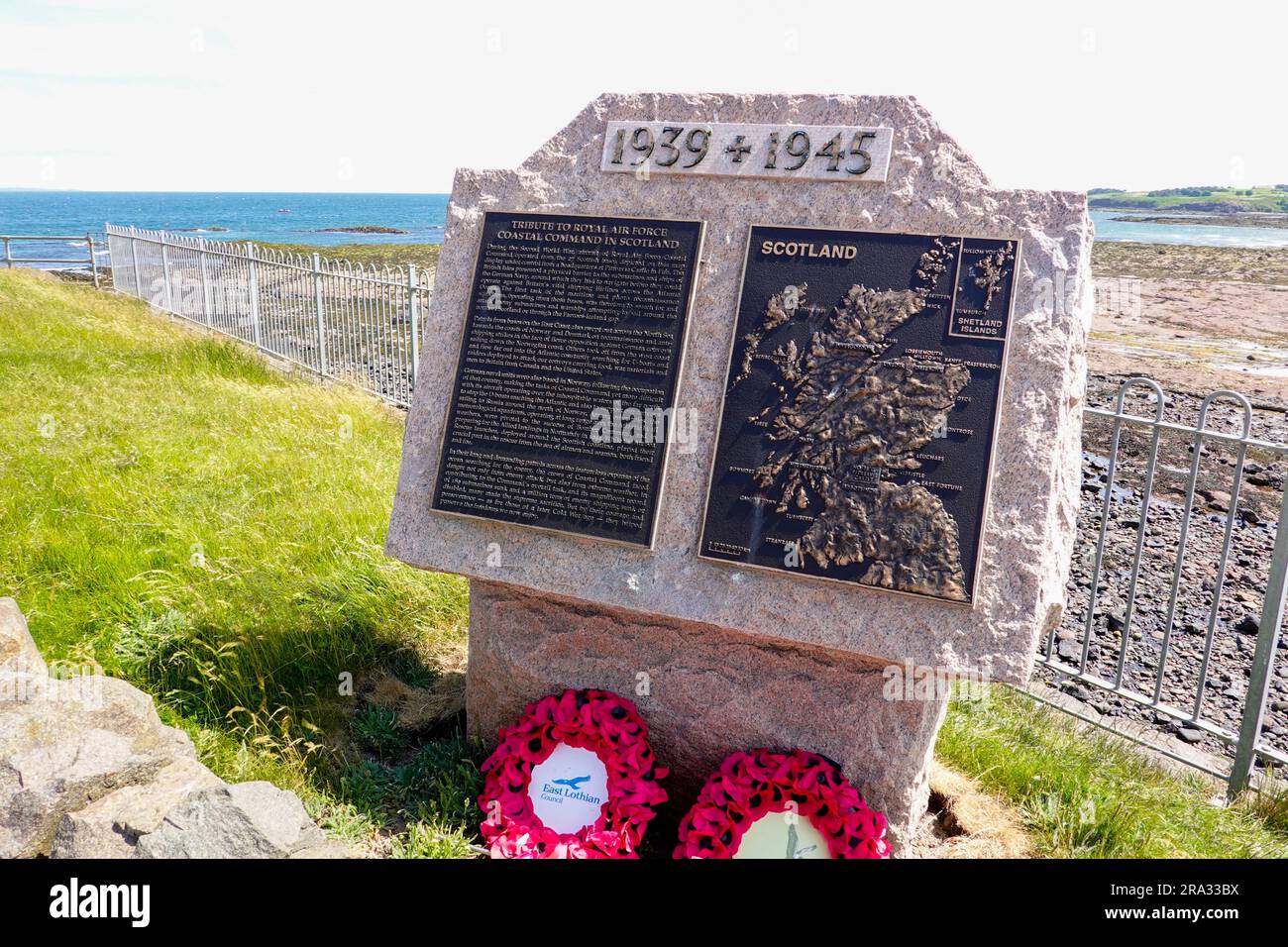 WWII War Memorial tribute to the Royal Air Force Coastal Command in ...