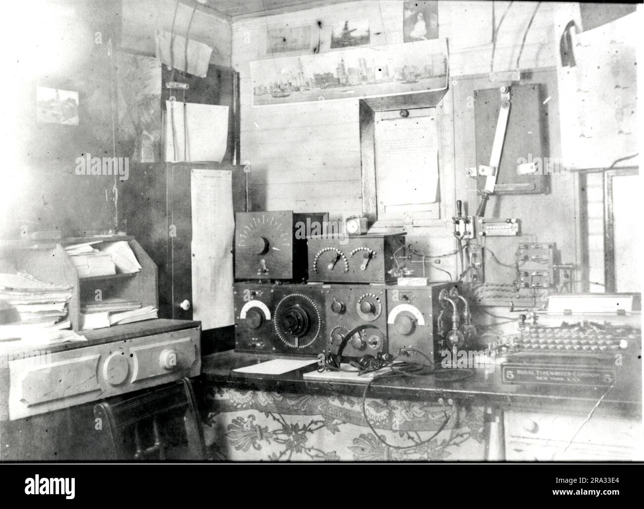 High-speed Automatic Receiver, Otter Cliffs Radio Station, Mount Desert ...