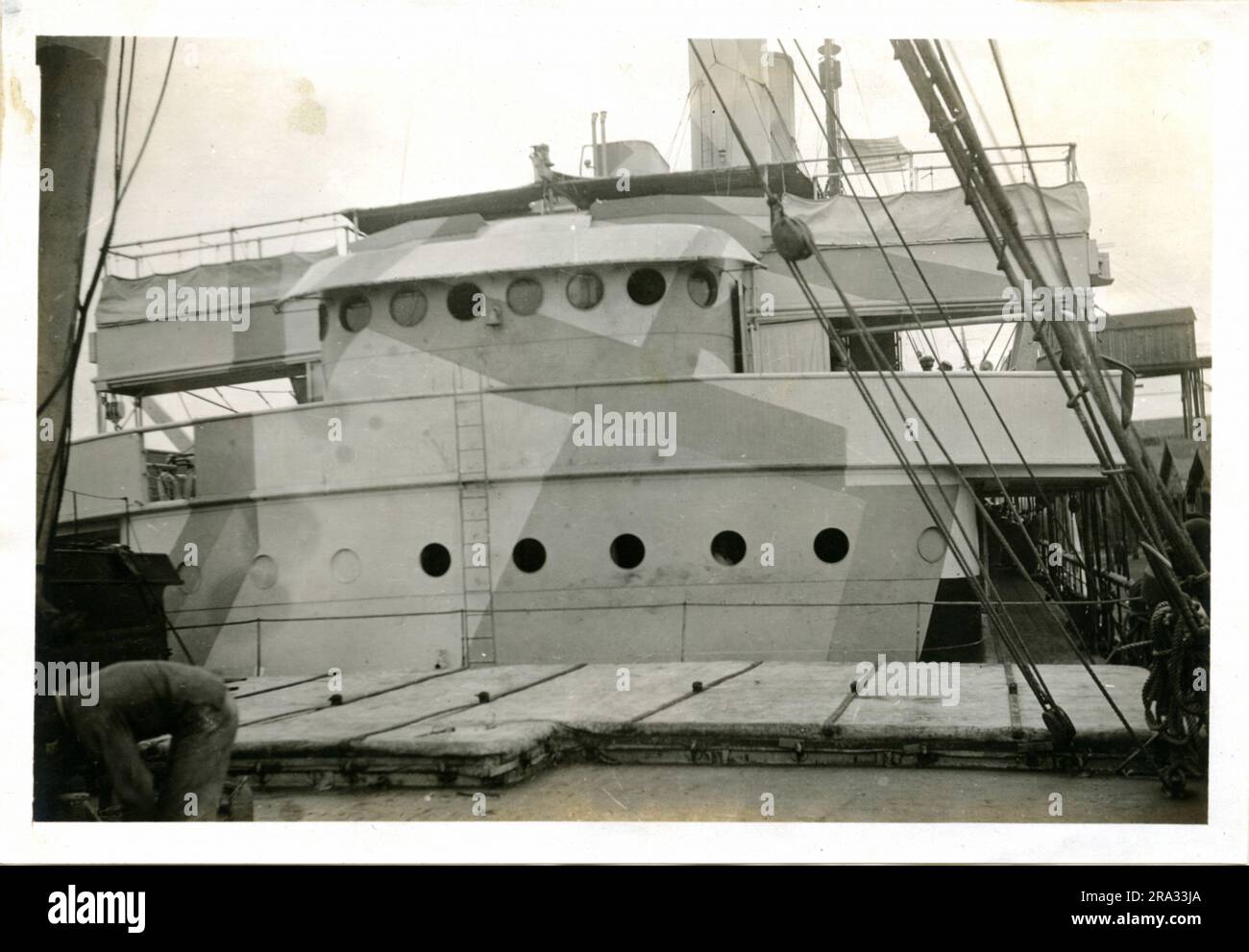 Photograph of the Fore Side of the Bridge of the SS Colon. Photograph ...