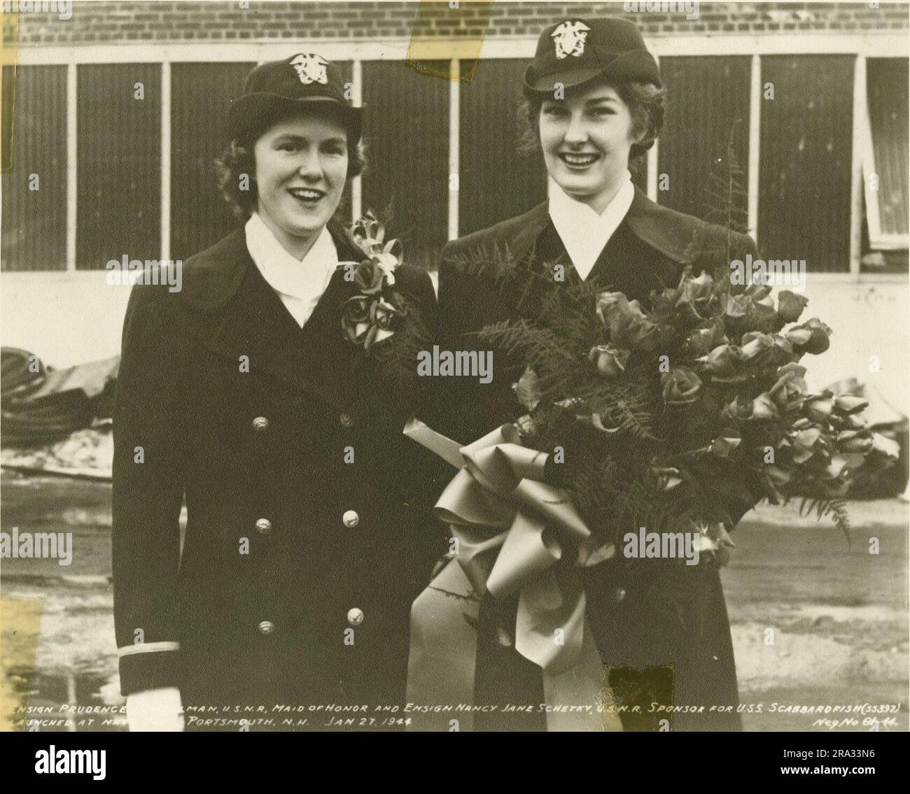 Ensigns Prudence H. Wellman and Nancy Jane Schetky at the Launch of the ...