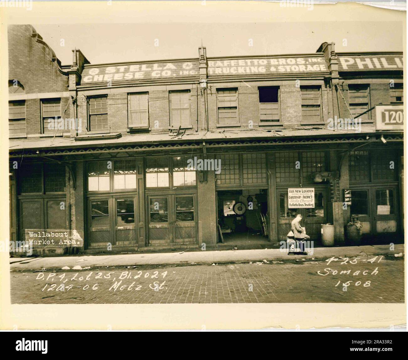 Photograph of exterior Wallabout Market Lot 25 Building 2024 at 1204-06 ...