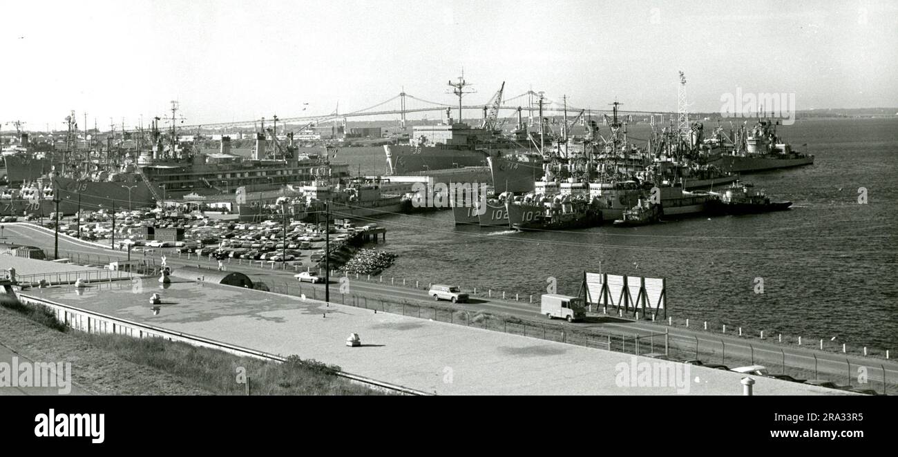 Naval Underwater Ordinance Station Piers at Newport, Rhode Island. This ...