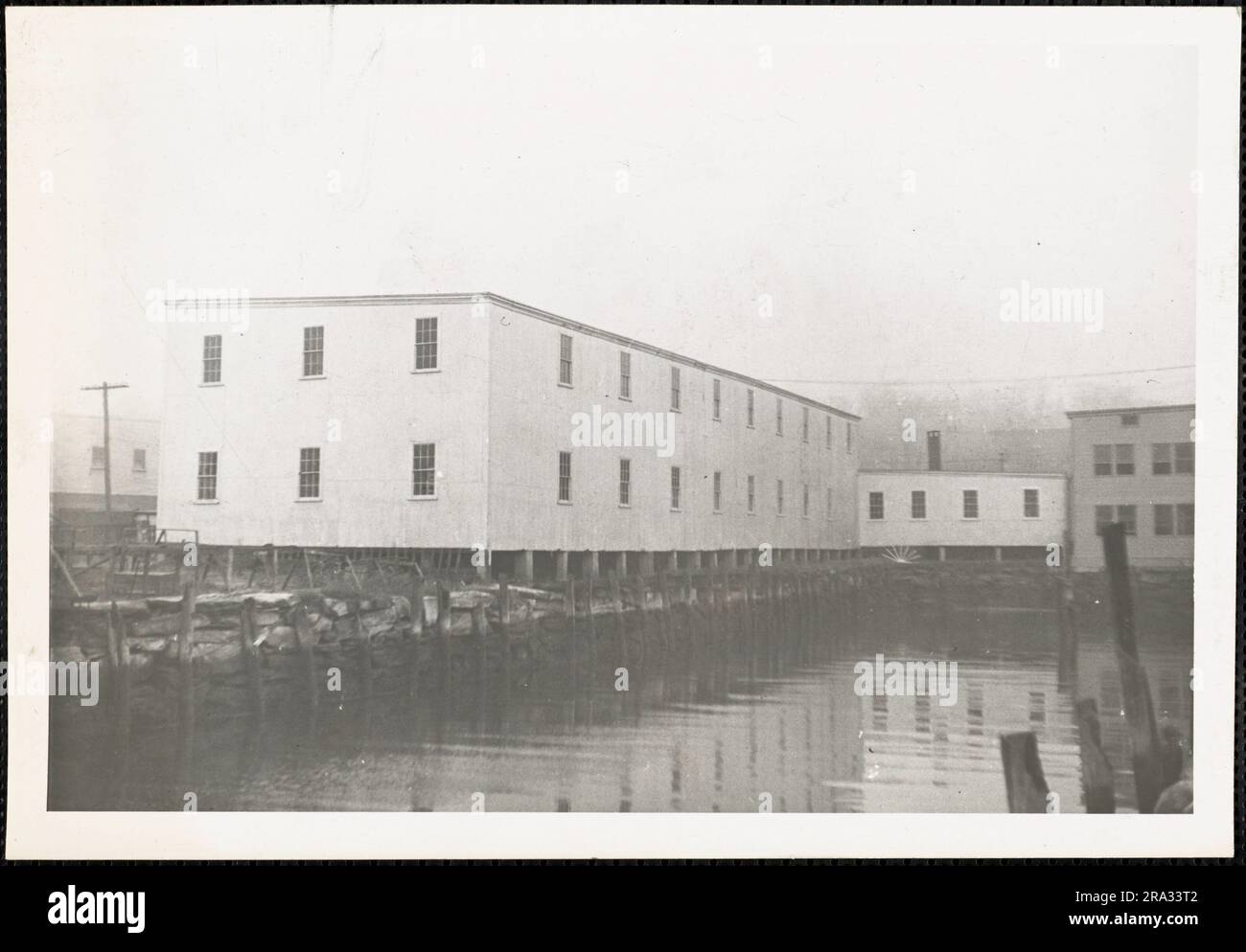 Building on Maine State Pier, Portland, Maine. 1939 - 1947 Stock Photo ...