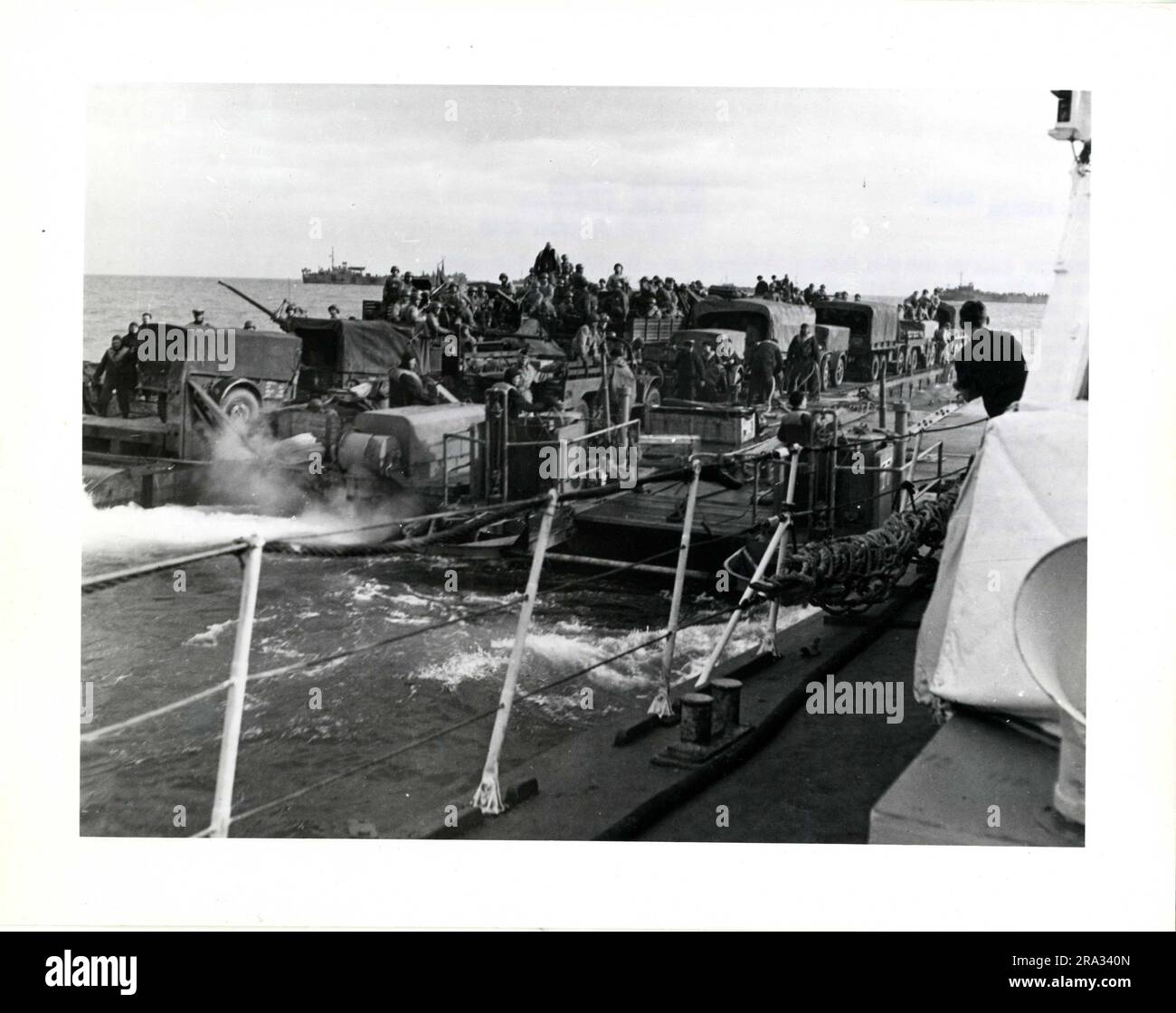D-Day Ferry Ride. SeaBee developed and manned "Rhine Ferries", were ...