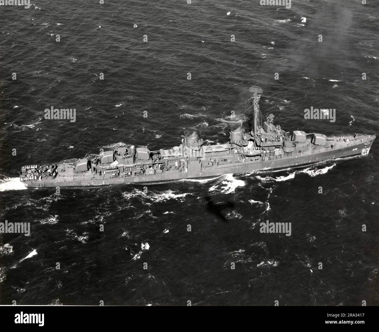 USS Henry W. Tucker (DD-875). This photo shows the destroyer USS Henry ...