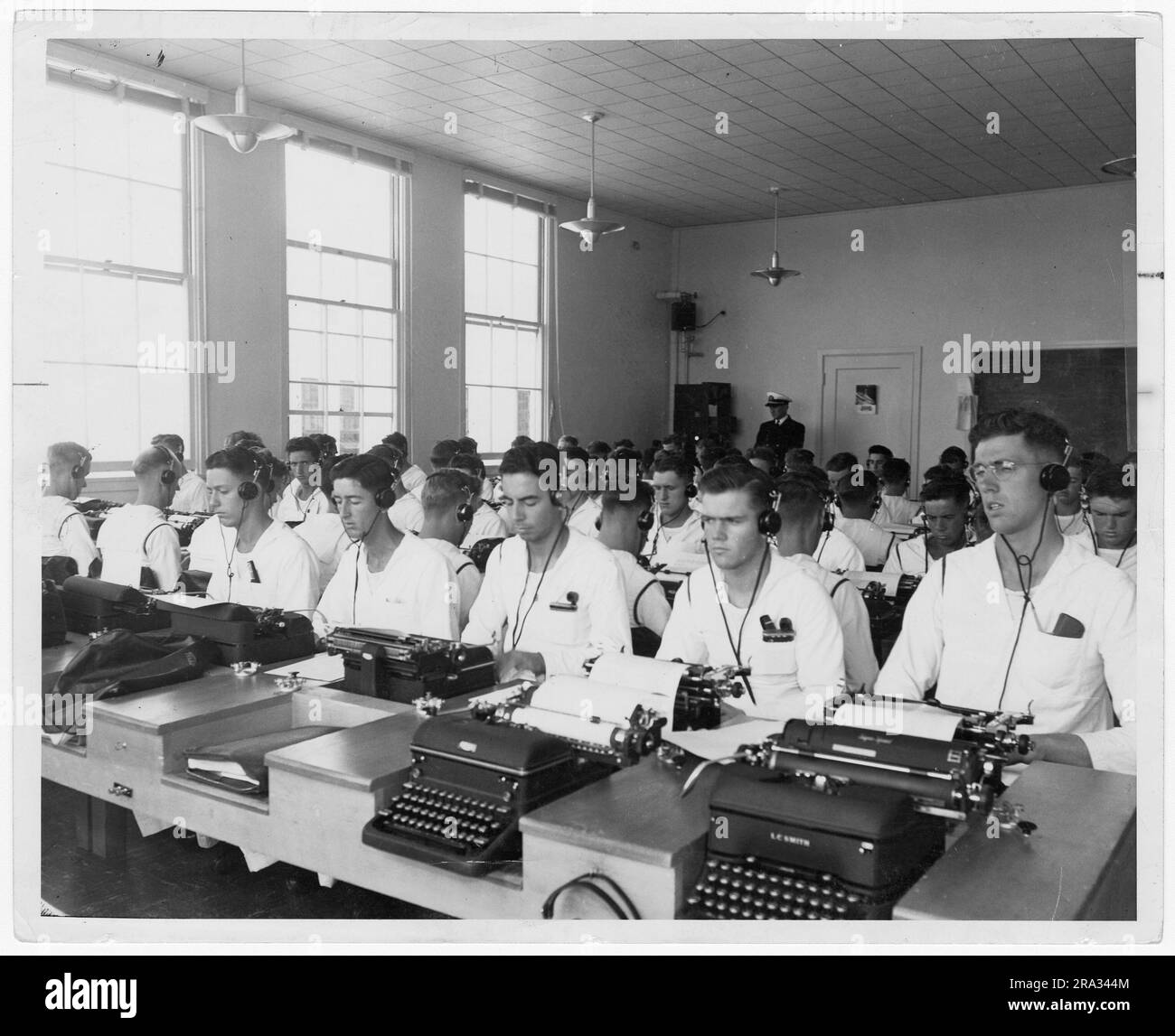 Radioman School, Naval Training Station Stock Photo - Alamy