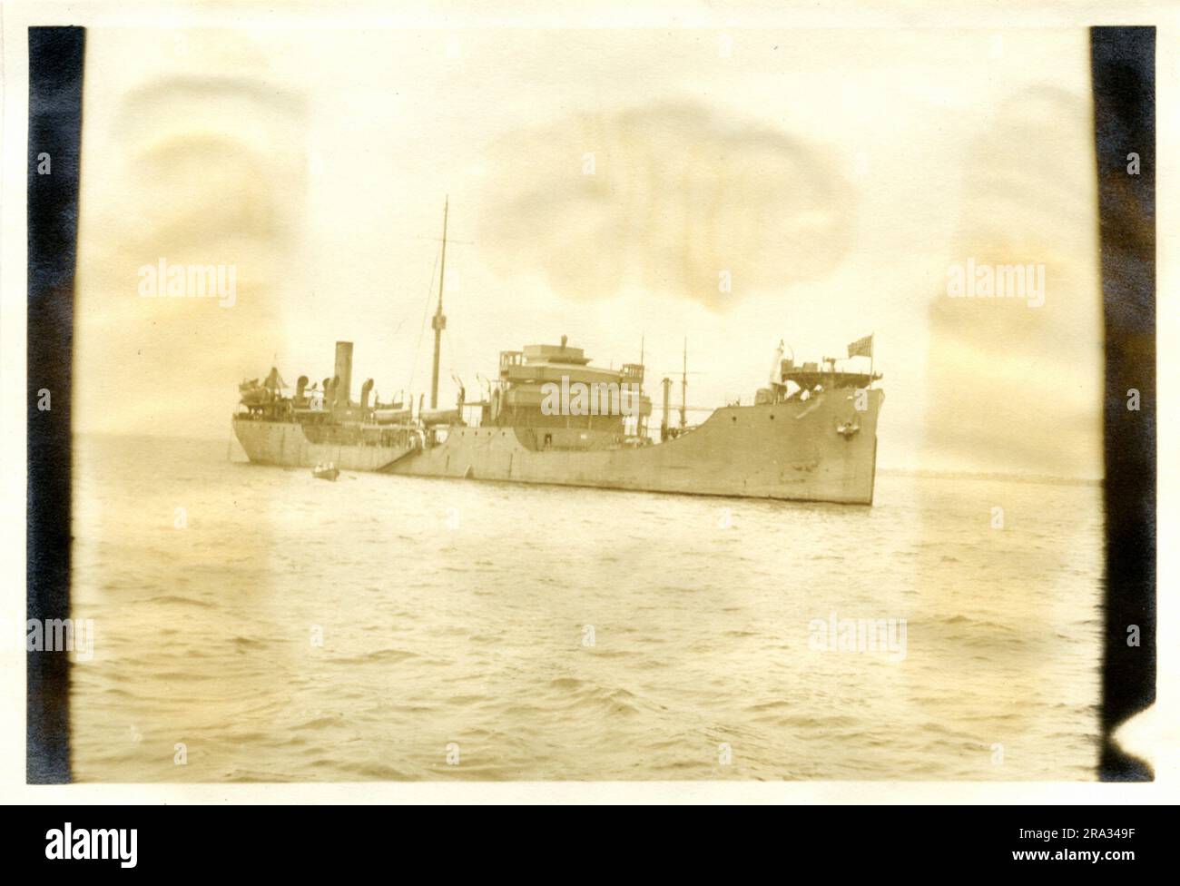 Photograph of the Fore Side of the Bridge and Starboard View of the SS ...