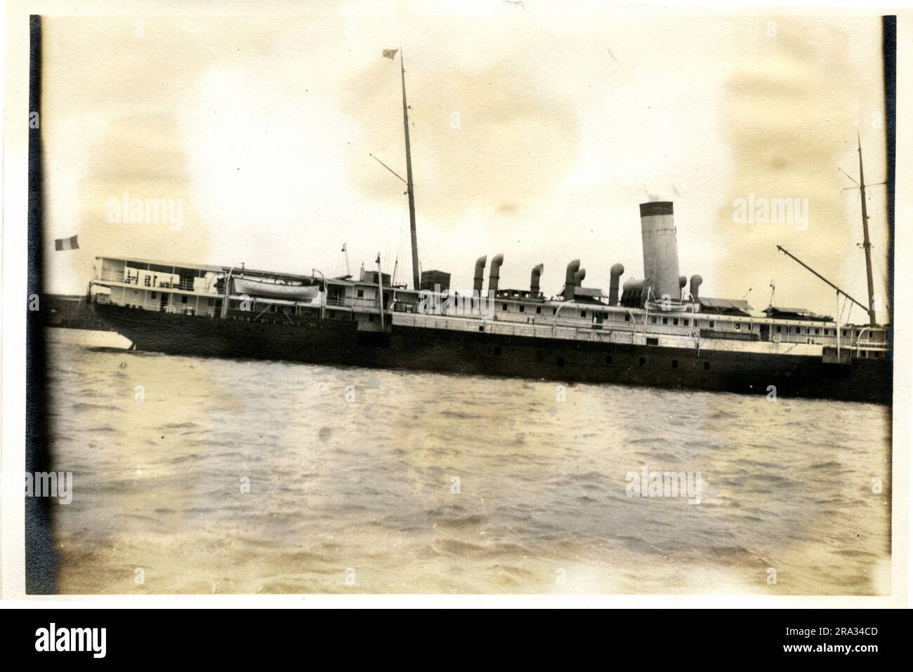 Photograph of the Starboard View of the SS Mantaro. Starboard View ...