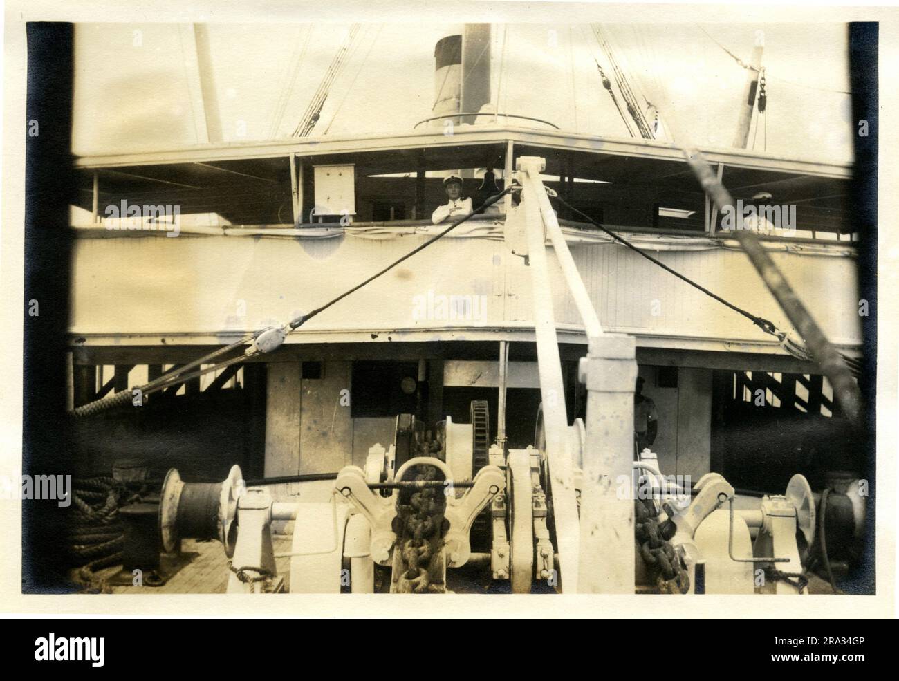 Photograph of the Fore Side of the Bridge of the SS Mantaro. Photograph ...