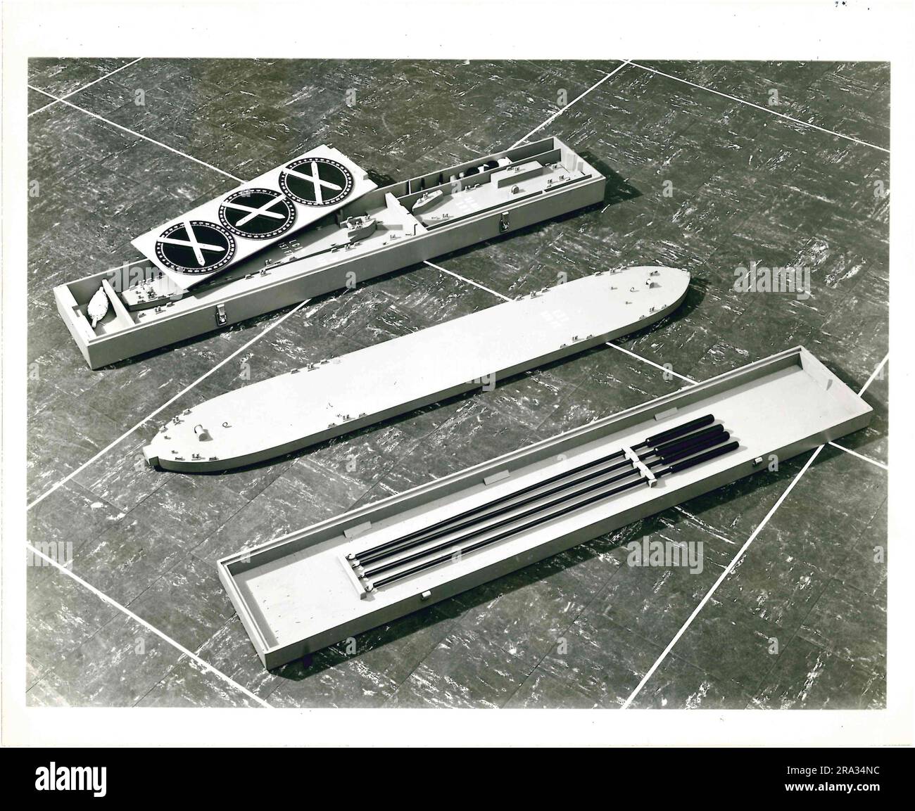 Photograph of Scale Model of Ship Stock Photo - Alamy