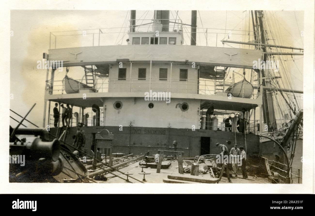 Photograph of the Fore Side of the Bridge of the SS Holden Evans ...