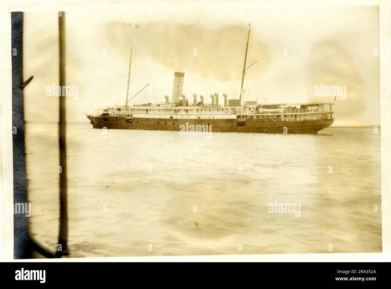 Photograph of the Port View of the SS Mantaro. Port View. Date: - June ...