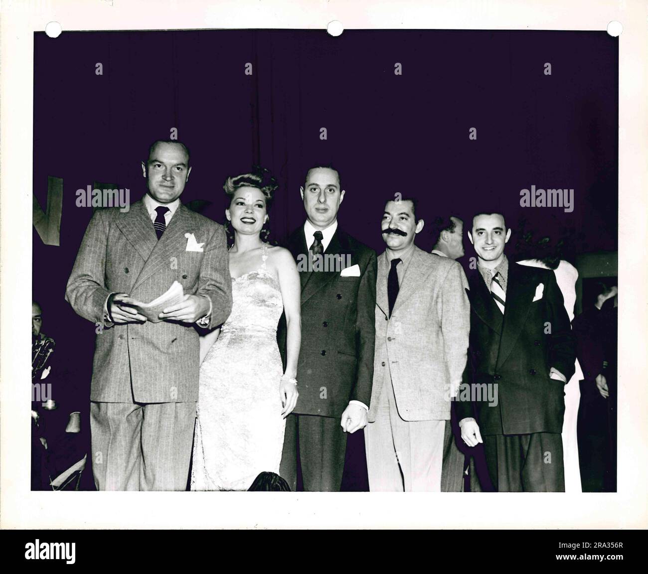 Photograph of Bob Hope and Other Performers (One Woman and Three Men ...